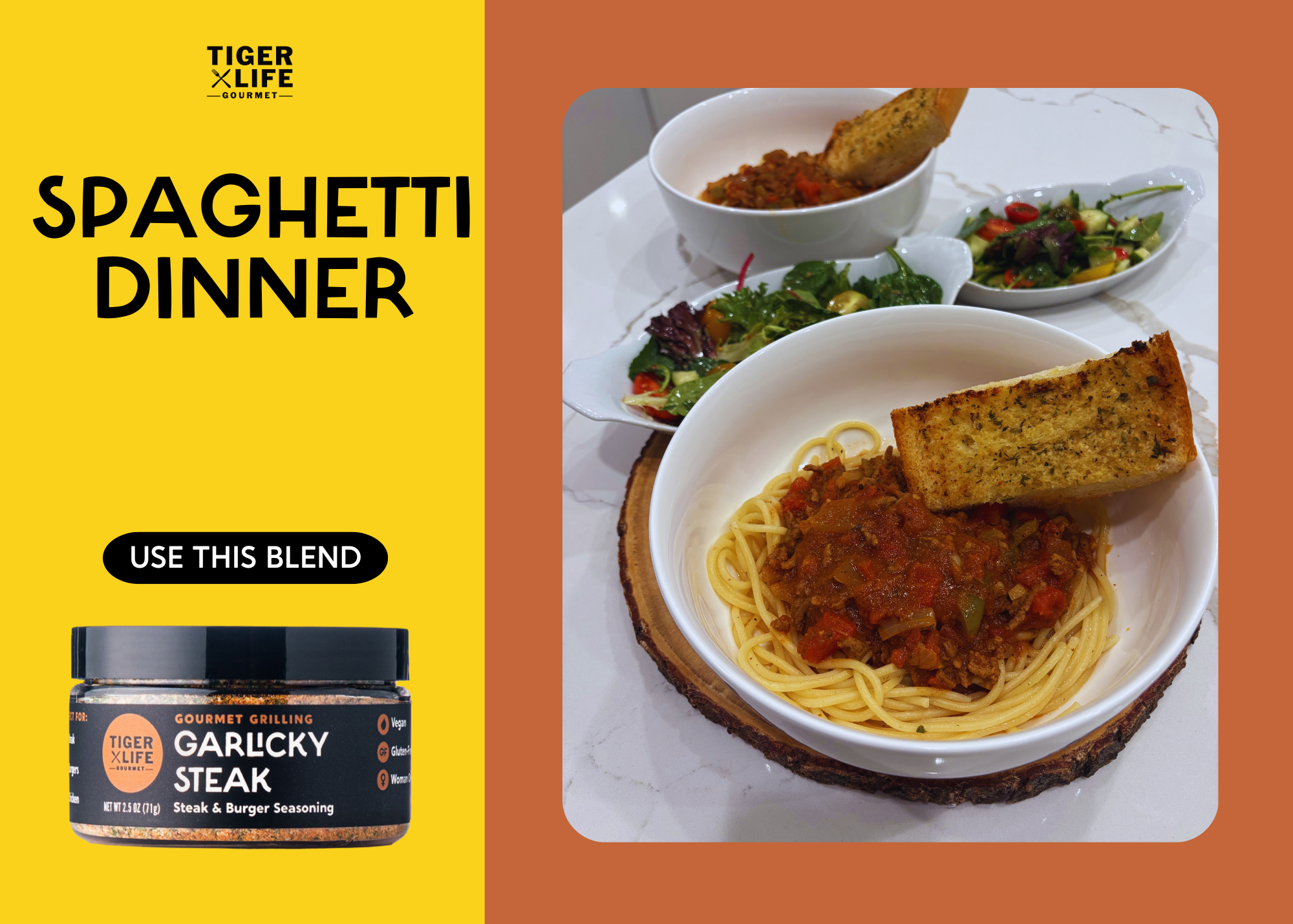 Spaghetti Dinner – Tiger Life Gourmet