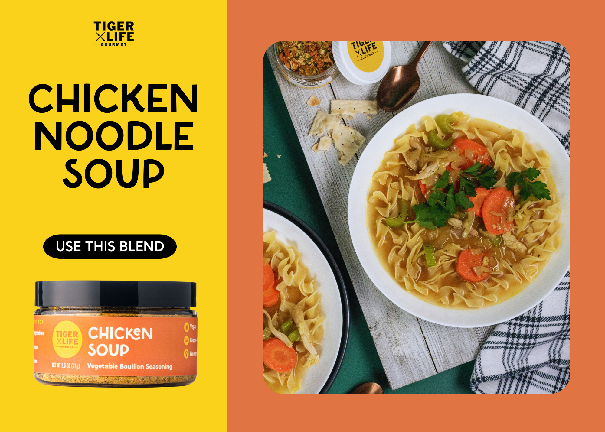 Chicken Noodle Soup – Tiger Life Gourmet