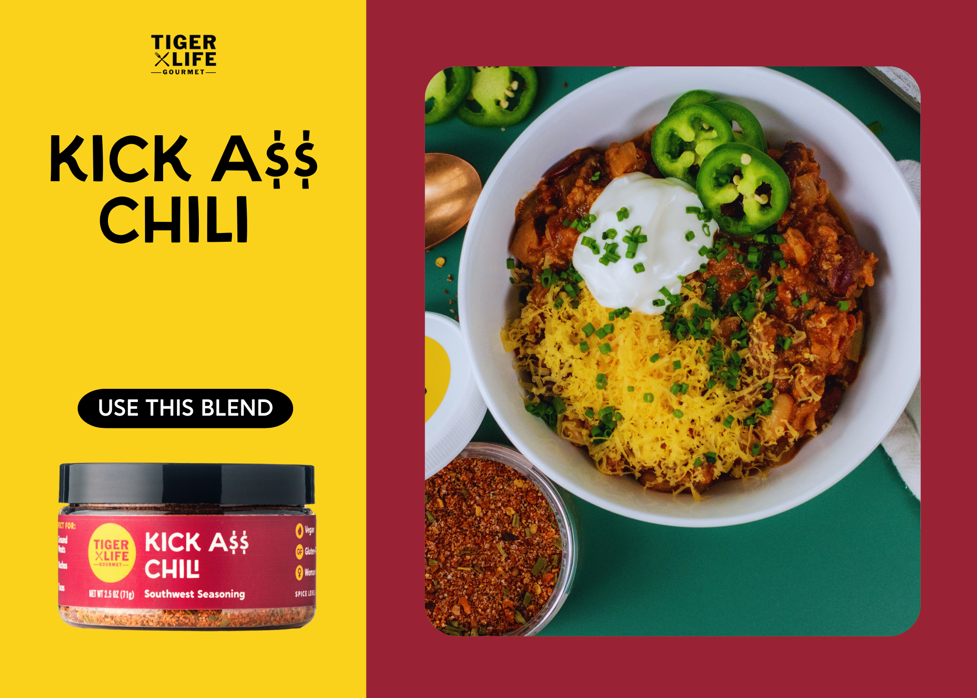 Kick Ass Chili – Tiger Life Gourmet